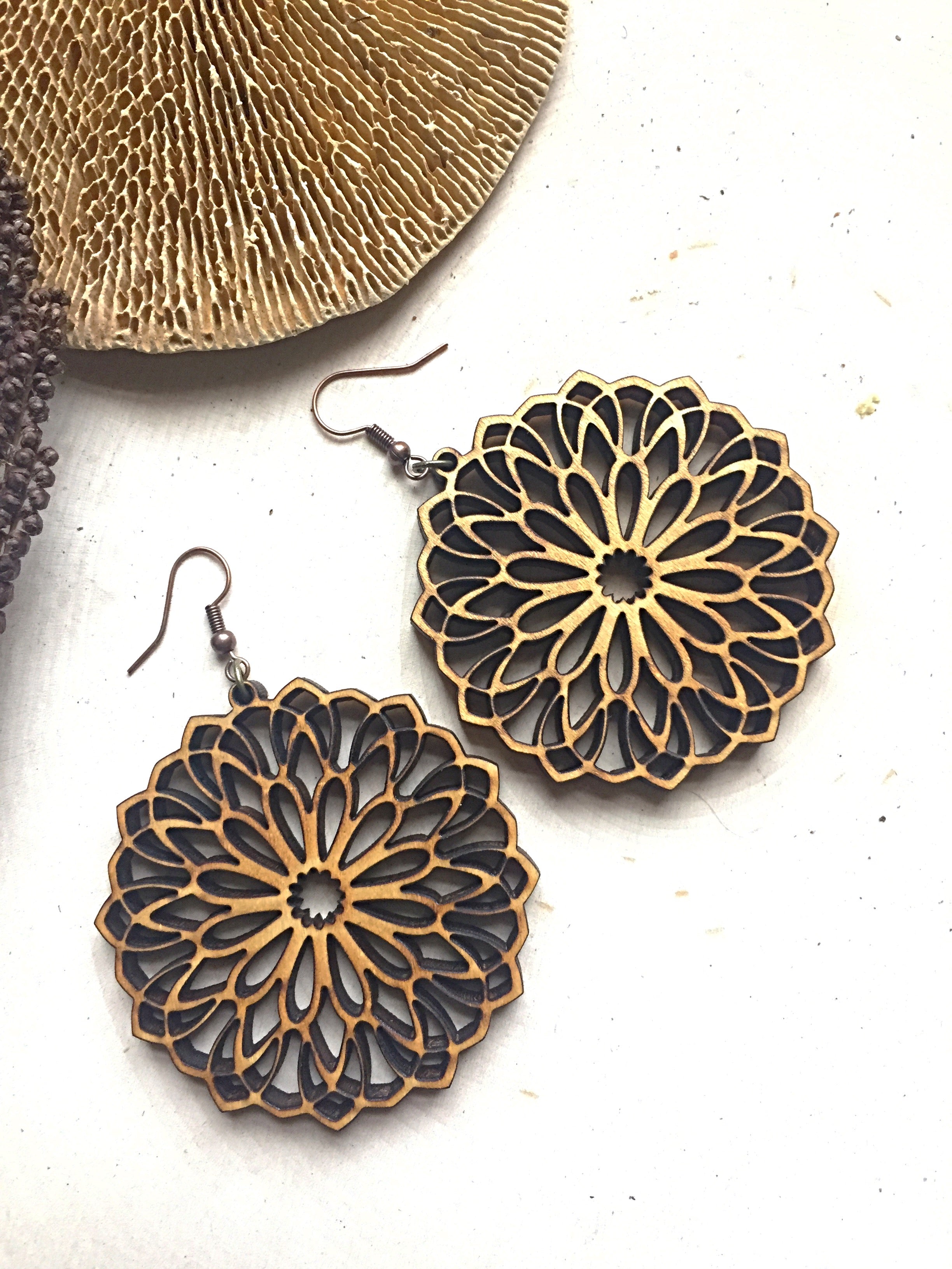 Zina Flower Earrings - Wildwood Wonder